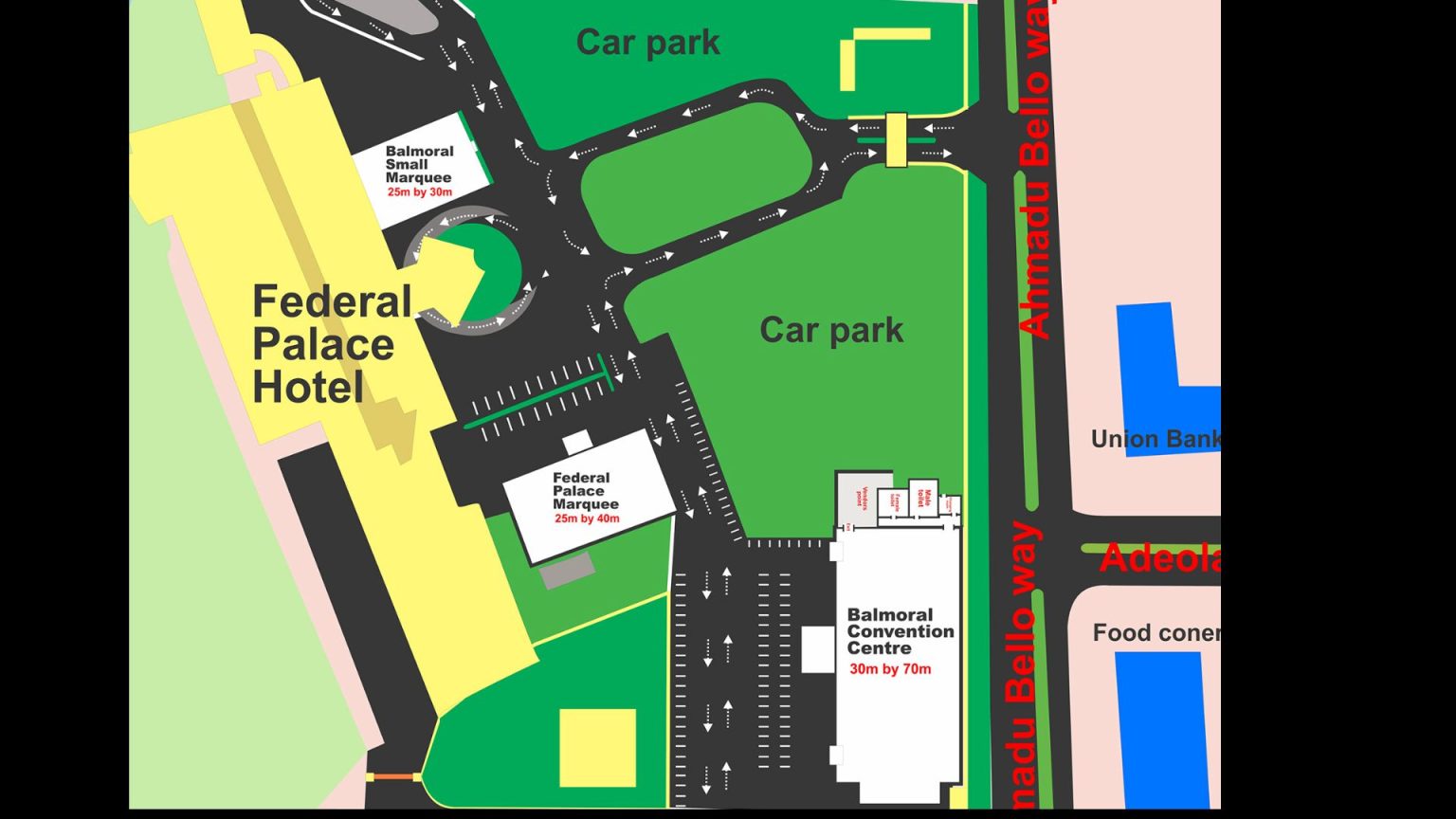 Balmoral Convention Center, Federal Palace Hotel, Victoria Island ...